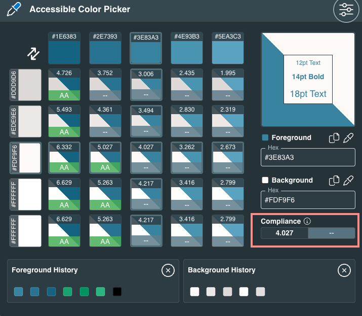 Install and use the Accessible Color Picker extension – Level Access Help Center